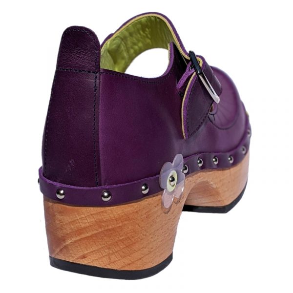 Flower One Bar – Purple – Jackie Loves Clogs
